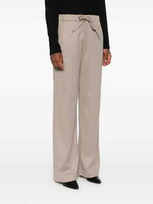 FAY Straight-leg Trousers - Brown