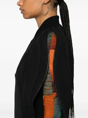 MUGLER Zipped Sculpted Sleeves Jacket