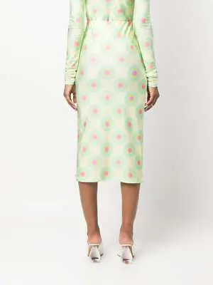 Sportmax Graphic-print Midi Skirt