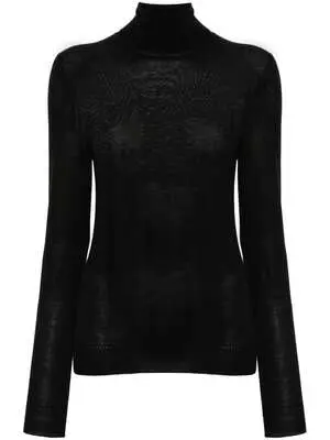 Saint Laurent Cassandre Sweater - Black