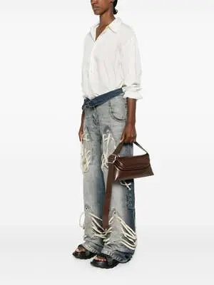 OSOI Folder Brot Cross Body Bag - Brown