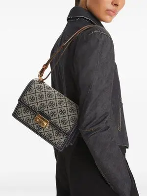 Tory Burch T Monogram Shoulder Bag - Blue