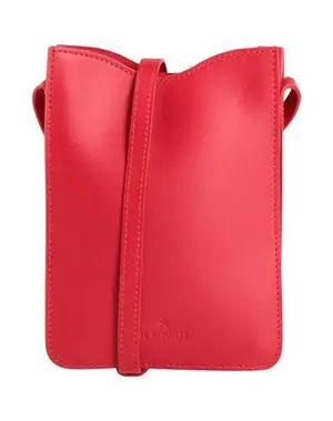 Il Bisonte Leather Cross-body Pouch - Red