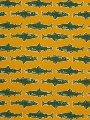 La DoubleJ Como Fish Placemats - Yellow