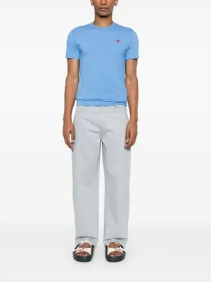 Play Comme Des Garcon Cotton T-shirt - Blue