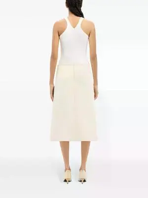 COURREGES Layered Midi Skirt