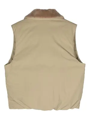 Nanushka Fleece-collar Padded Gilet