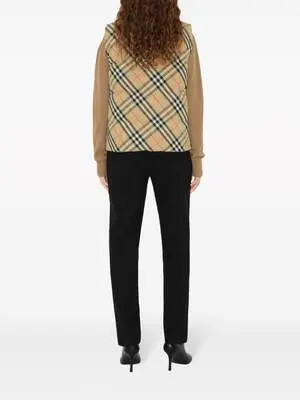 Burberry Check-print Reversible Puffer Gilet