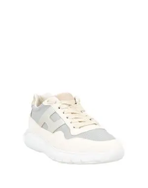 Hogan Leather Sneakers - Beige