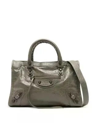 Balenciaga Small Le City Tote Bag - Green