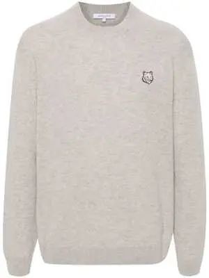 Maison Kitsuné Fox-motif Sweater - Grey