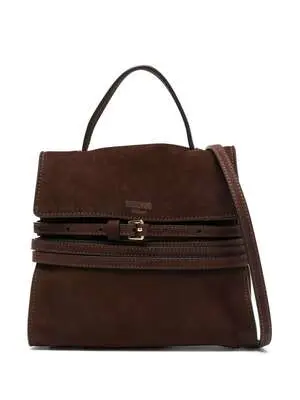 Moschino Calf Suede Tote Bag