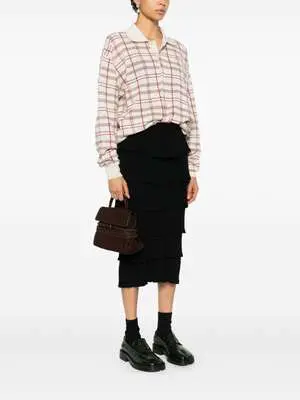 Moschino Calf Suede Tote Bag