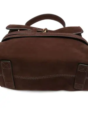 Moschino Calf Suede Tote Bag