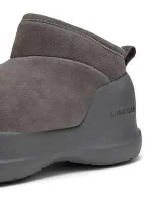 Moon Boot Luna Logo-print Boots - Grey