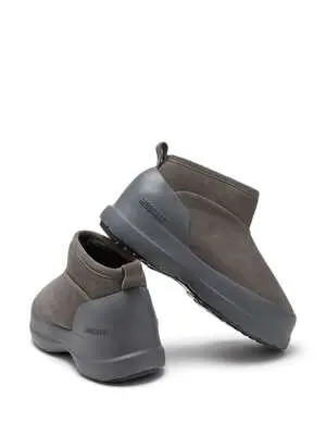 Moon Boot Luna Logo-print Boots - Grey
