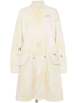 Helmut Lang Spray-painted-effect Coat