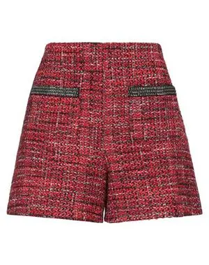 Maje High-waisted Shorts - Tomato Red