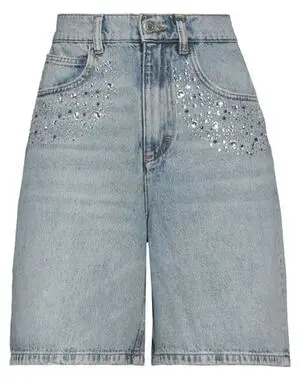 Maje Denim Shorts Size Cotton