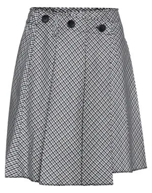 Maje Mini Pleated Checked Skirt