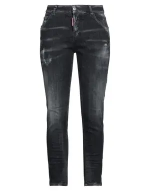 Dsquared2 Washed Cotton Blend Skinny Jeans