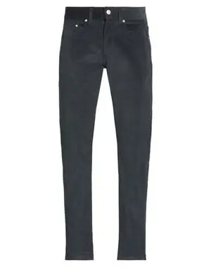LIU •JO MAN Cotton Blend Tapered Corduroy Pants - Blue