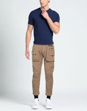 Dsquared2 Cotton Blend Cargo Pants - Beige