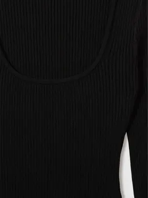 Good American Ribbed Midi Dress
