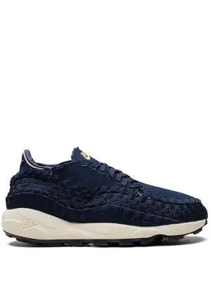 Nike Air Footscape Woven Raw Denim Sneakers - Blue