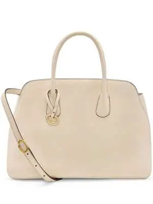 Oscar De La Renta Buckled Totes