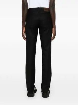 Brioni Flannel Trousers - Black