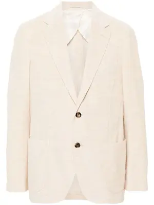 LARDINI Corduroy Blazer - Neutrals