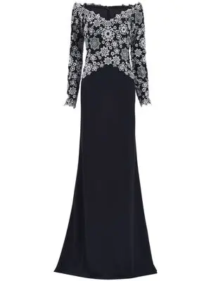 Tadashi Shoji Floral-embroidered Dress