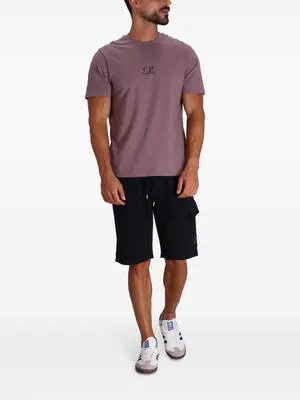 C.P. COMPANY Lens-detail Fleece Track Shorts