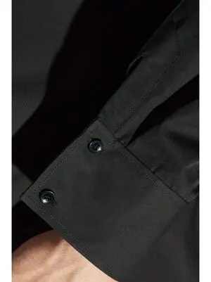 Saint Laurent Cotton Poplin Shirt - Black