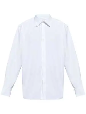 Saint Laurent Cotton Poplin Shirt - White