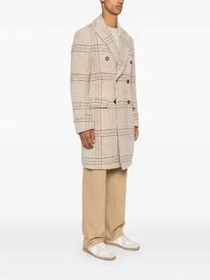Eleventy Check-pattern Coat