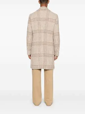 Eleventy Check-pattern Coat