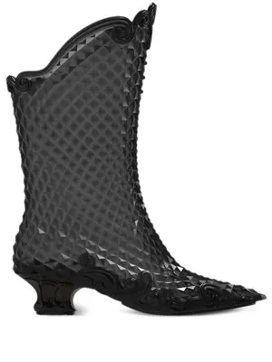 Y/project X Melissa Pointed Court Boots - Black