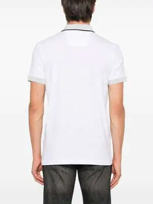 BOSS Striped Cotton Polo Shirt