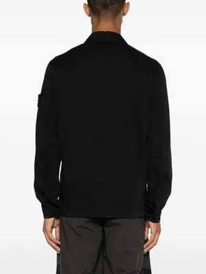 Stone Island Compass-badge Shirt Jacket - Black