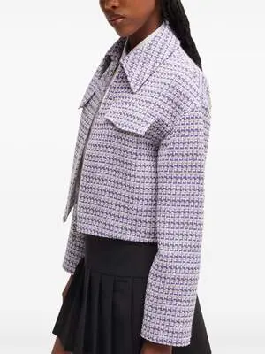Hugo Tweed Cropped Jacket