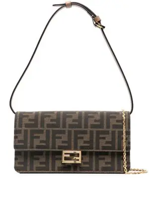 Fendi Baguette Clutch - Brown