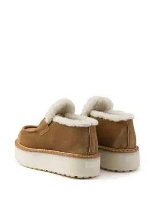Prada Suede Loafers - Brown
