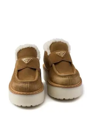 Prada Suede Loafers - Brown