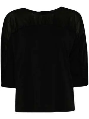 Transit Gathered Three-quarter-sleeved Blouse