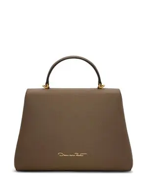 Oscar De La Renta The Poppy Tote Bag - Brown