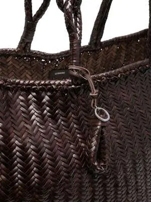 LEMAIRE Woven Leather Tote Bag