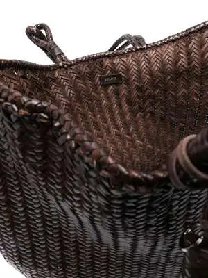 LEMAIRE Woven Leather Tote Bag