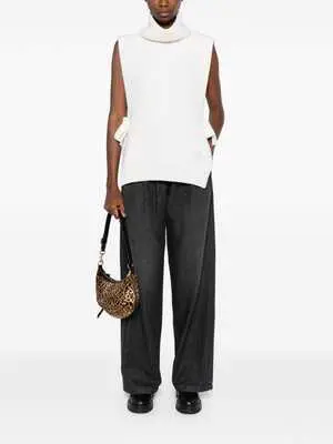 GOLDEN GOOSE Marghera Wide Leg Jeans - Black